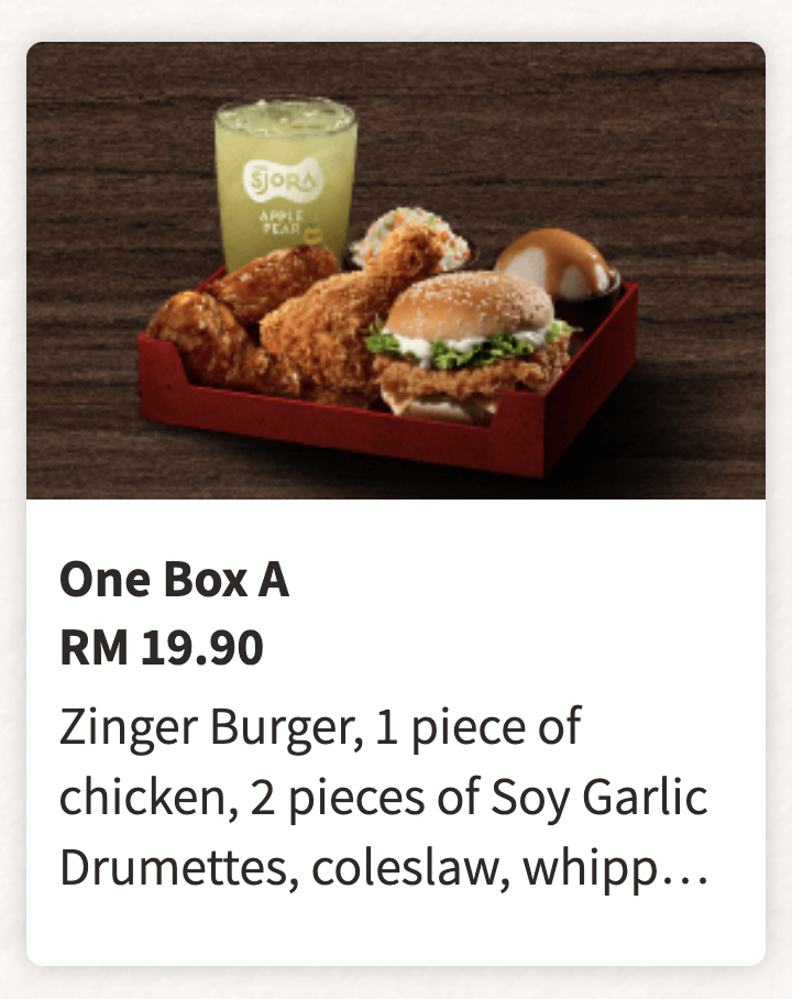 KFC推出新食品！韩式蒜香酱料炸鸡、The One Box超值套餐！ | WOAH.MY
