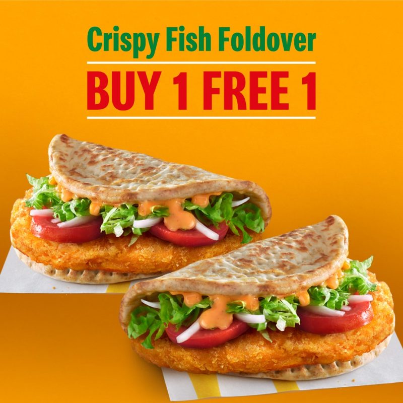 McD又有好康！Crispy Fish Foldover买一送一！ | WOAH.MY