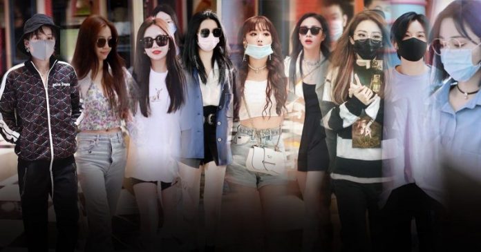 《青春有你2》THE9女团机场首秀展魅力风采！ | WOAH.MY